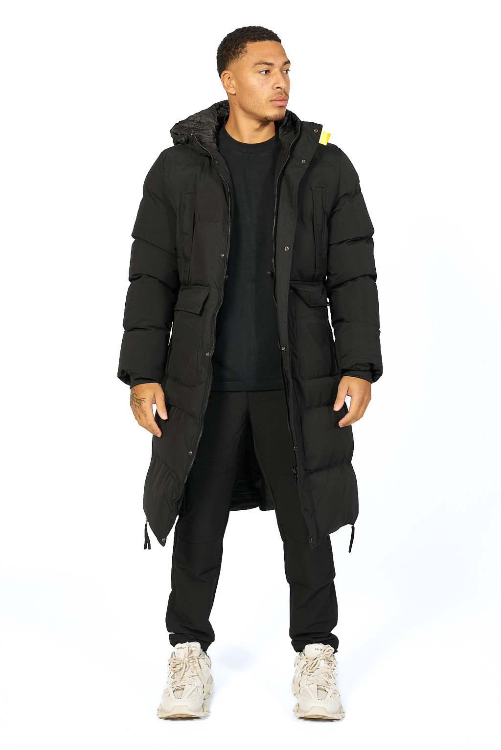 Clarence Longline Quilted Jacket in Black | Men's Clothing & Fashion ...