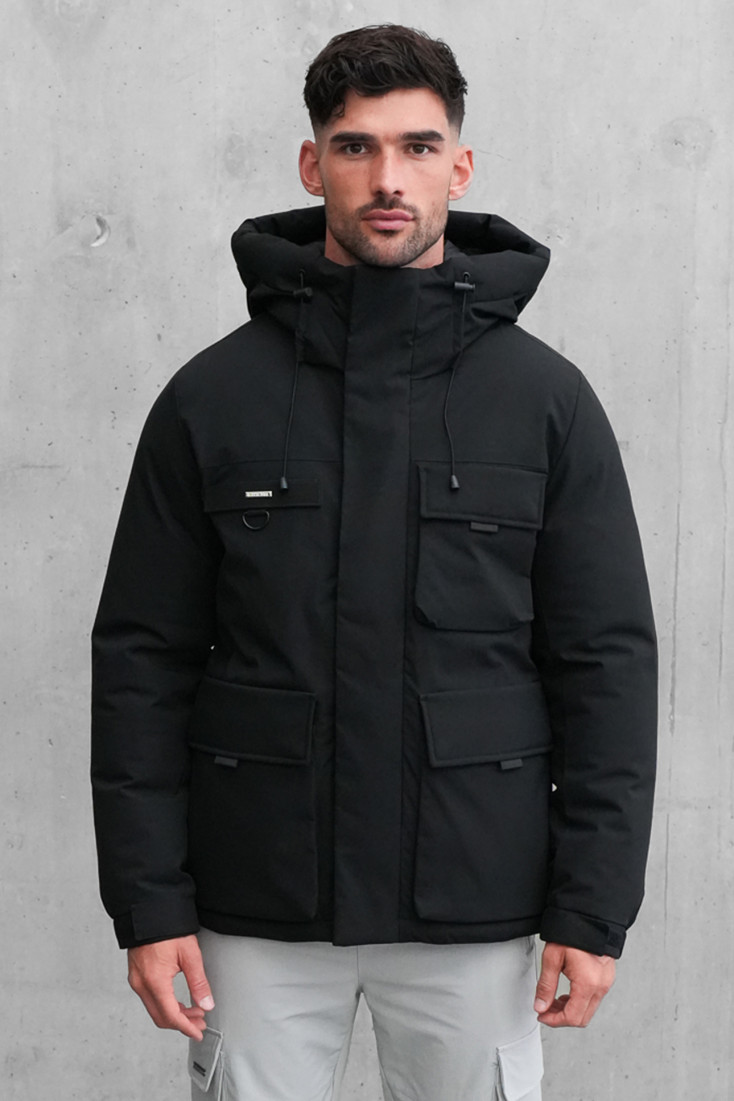 Padded Faux Down Jacket (Black) | Men's Clothing & Fashion | HisColumn