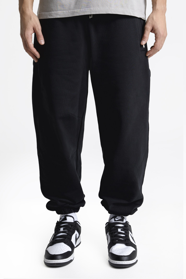 Loopback Organic Cotton Bottom - Black