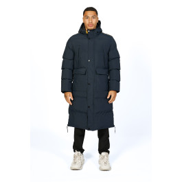 Clarence Longline Quilted Jacket in Navy | Men's Clothing & Fashion ...