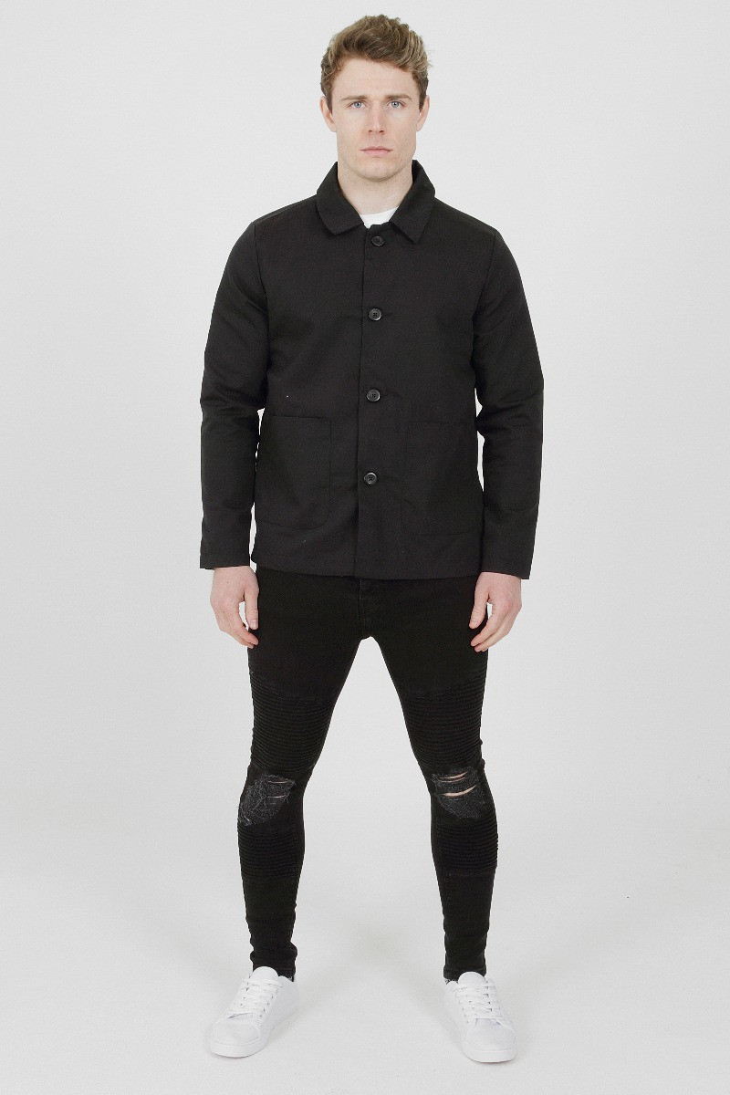 Smart Collared Jacket Black | Men's Clothing & Fashion | HisColumn